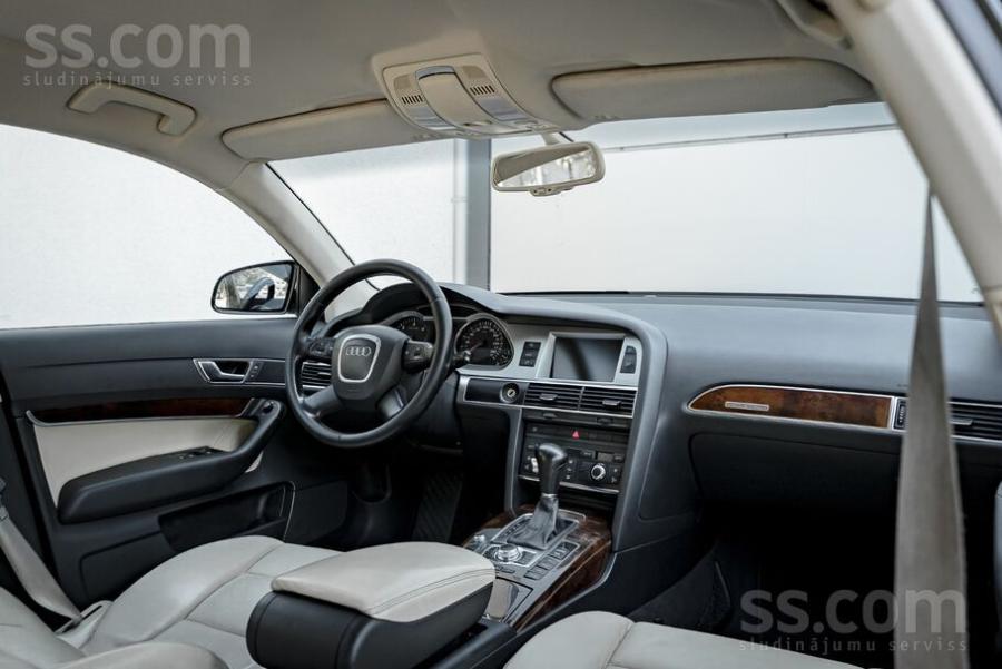 Black Audi A6 2007 in Riga, with an engine capacity of 3.00 L and mileage of 0 thousand km for 2950 €, photo 14 on AUTOMOTO.COM.LV