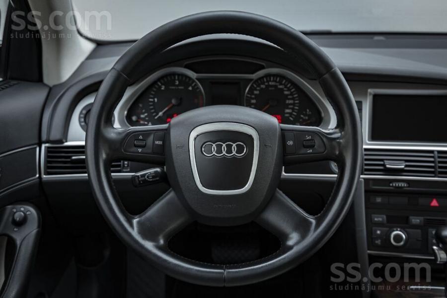 Black Audi A6 2007 in Riga, with an engine capacity of 3.00 L and mileage of 0 thousand km for 2950 €, photo 17 on AUTOMOTO.COM.LV