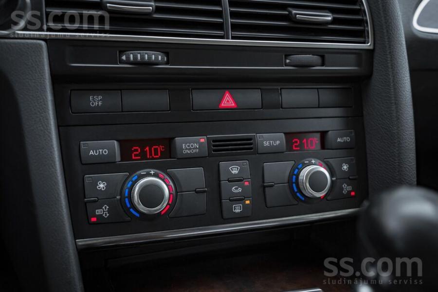 Black Audi A6 2007 in Riga, with an engine capacity of 3.00 L and mileage of 0 thousand km for 2950 €, photo 21 on AUTOMOTO.COM.LV