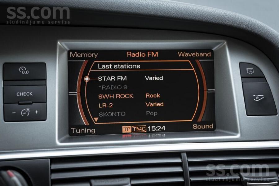 Black Audi A6 2007 in Riga, with an engine capacity of 3.00 L and mileage of 0 thousand km for 2950 €, photo 22 on AUTOMOTO.COM.LV