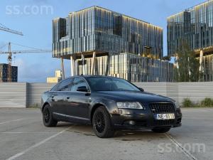 Melns Audi A6 2007 Rīga, ar dzinēja tilpumu 3.00 L un nobraukumu 320 tūkst. km par 3200 €, foto  vietnē AUTOMOTO.COM.LV