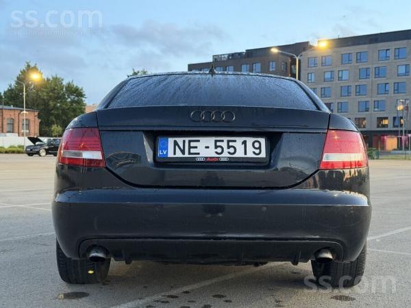 Black Audi A6 2007 in Riga, with an engine capacity of 3.00 L and mileage of 320 thousand km for 3200 €, photo 6 on AUTOMOTO.COM.LV