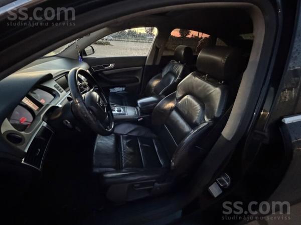 Black Audi A6 2007 in Riga, with an engine capacity of 3.00 L and mileage of 320 thousand km for 3200 €, photo 9 on AUTOMOTO.COM.LV