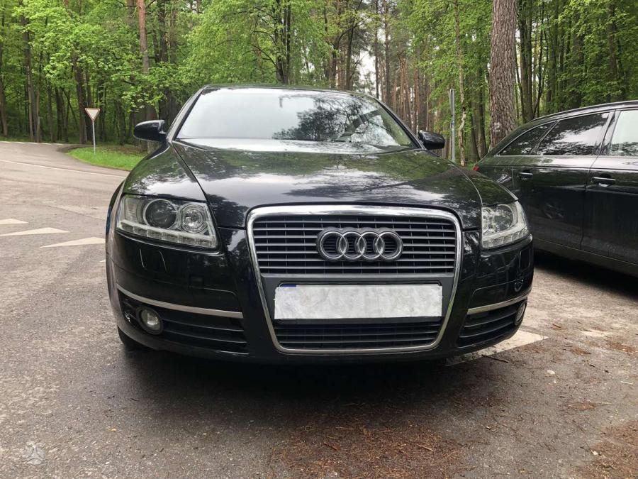Melns Audi A6 2007 Kauņa, ar dzinēja tilpumu 1.97 L un nobraukumu 335 tūkst. km par 3200 €, foto 1 vietnē AUTOMOTO.COM.LV