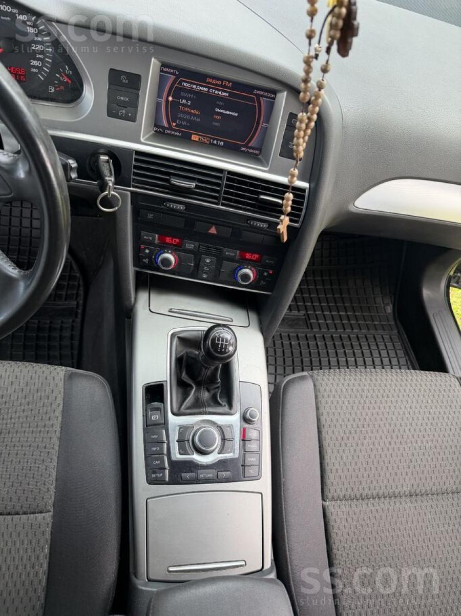 Melns Audi A6 2007 Dobele, ar dzinēja tilpumu 2.00 L un nobraukumu 0 tūkst. km par 3800 €, foto 5 vietnē AUTOMOTO.COM.LV
