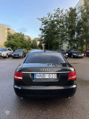 Black Audi A6 2007 in Vilnius, with an engine capacity of 2.97 L and mileage of 475 thousand km for 2700 €, photo 7 on AUTOMOTO.COM.LV