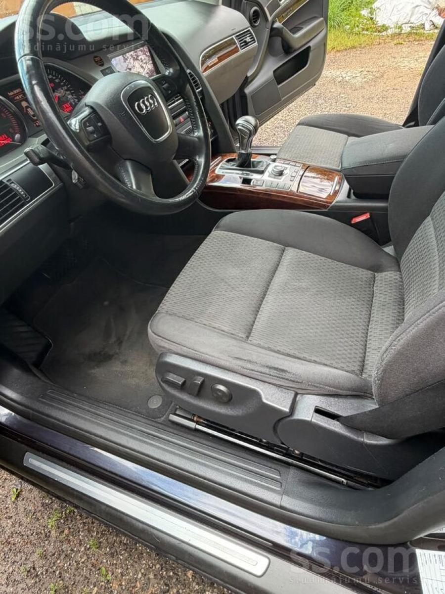 Melns Audi A6 2007 Valmiera, ar dzinēja tilpumu 3.00 L un nobraukumu 363 tūkst. km par 5700 €, foto 6 vietnē AUTOMOTO.COM.LV