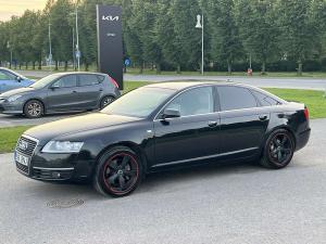 Black Audi A6 2007 in Narva, with an engine capacity of 2.70 L and mileage of 365 thousand km for 1699 €, photo  on AUTOMOTO.COM.LV