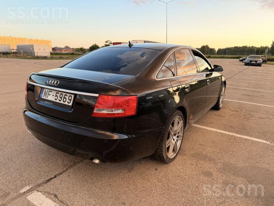 Black Audi A6 2007 in Riga, with an engine capacity of 3.00 L and mileage of 306 thousand km for 3000 €, photo 6 on AUTOMOTO.COM.LV