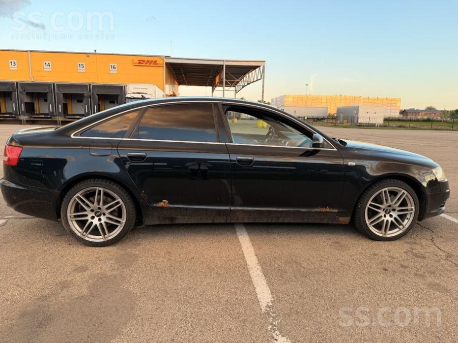 Black Audi A6 2007 in Riga, with an engine capacity of 3.00 L and mileage of 306 thousand km for 3000 €, photo 7 on AUTOMOTO.COM.LV