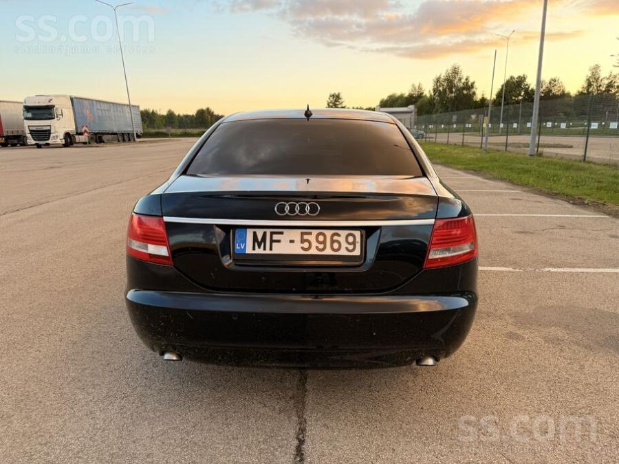 Black Audi A6 2007 in Riga, with an engine capacity of 3.00 L and mileage of 306 thousand km for 3000 €, photo 8 on AUTOMOTO.COM.LV