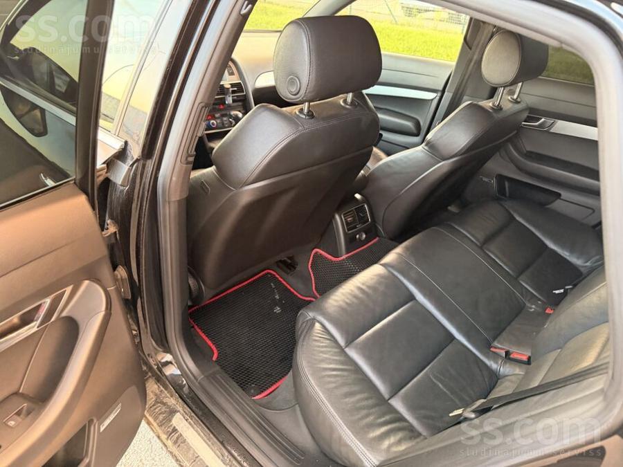 Black Audi A6 2007 in Riga, with an engine capacity of 3.00 L and mileage of 306 thousand km for 3000 €, photo 11 on AUTOMOTO.COM.LV