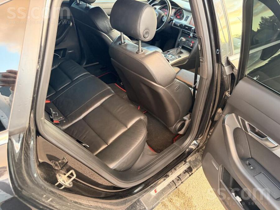 Black Audi A6 2007 in Riga, with an engine capacity of 3.00 L and mileage of 306 thousand km for 3000 €, photo 12 on AUTOMOTO.COM.LV