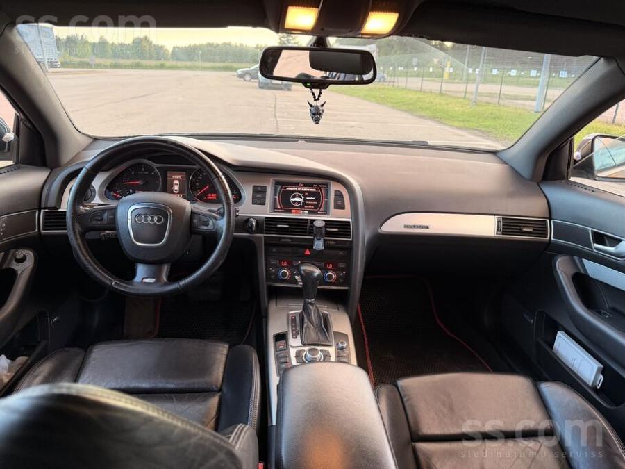 Black Audi A6 2007 in Riga, with an engine capacity of 3.00 L and mileage of 306 thousand km for 3000 €, photo 14 on AUTOMOTO.COM.LV