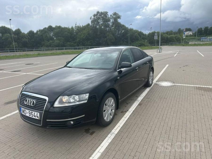 Black Audi A6 2007 in Rezekne, with an engine capacity of 2.40 L and mileage of 248 thousand km for 3500 €, photo 1 on AUTOMOTO.COM.LV