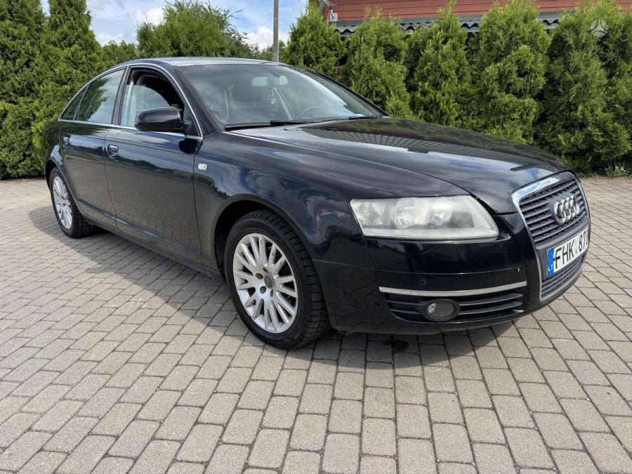 Black Audi A6 2007 in Kretinga, with an engine capacity of 1.97 L and mileage of 283 thousand km for 3495 €, photo 1 on AUTOMOTO.COM.LV