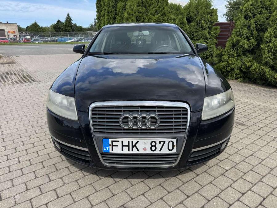 Black Audi A6 2007 in Kretinga, with an engine capacity of 1.97 L and mileage of 283 thousand km for 3495 €, photo 4 on AUTOMOTO.COM.LV
