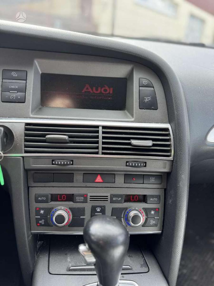 Black Audi A6 2007 in Kretinga, with an engine capacity of 1.97 L and mileage of 283 thousand km for 3495 €, photo 20 on AUTOMOTO.COM.LV