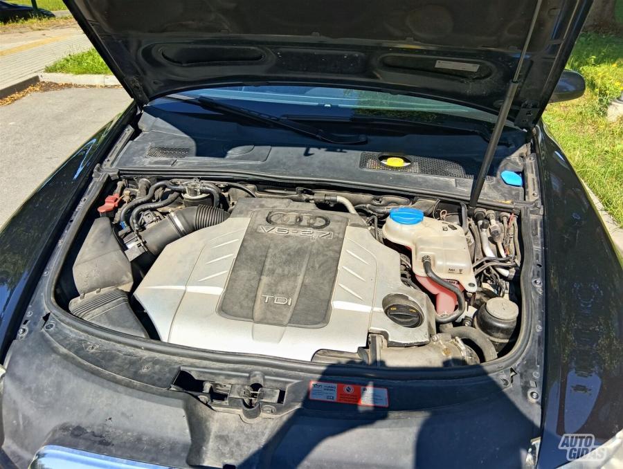 Black Audi A6 2007 in Klaipeda, with an engine capacity of 2.70 L and mileage of 237 thousand km for 3400 €, photo 12 on AUTOMOTO.COM.LV