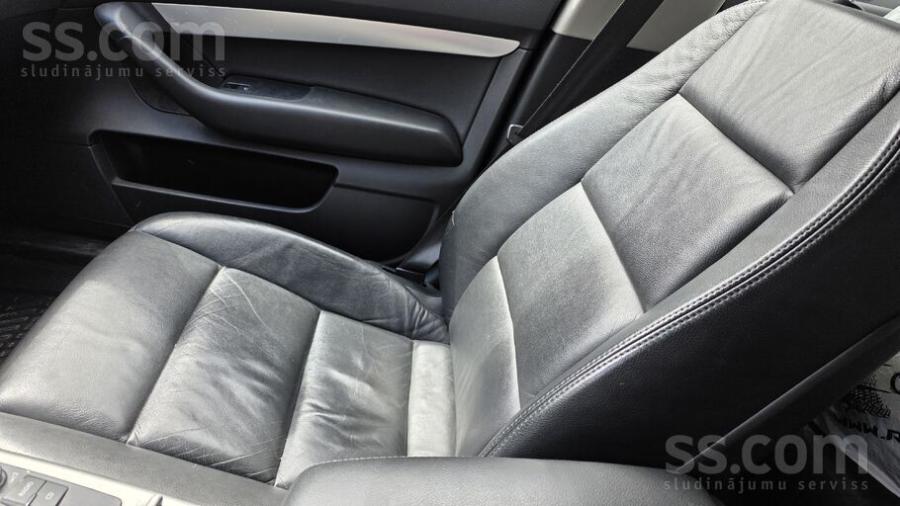 Black Audi A6 2007 in Riga, with an engine capacity of 2.40 L and mileage of 317 thousand km for 700 €, photo 7 on AUTOMOTO.COM.LV