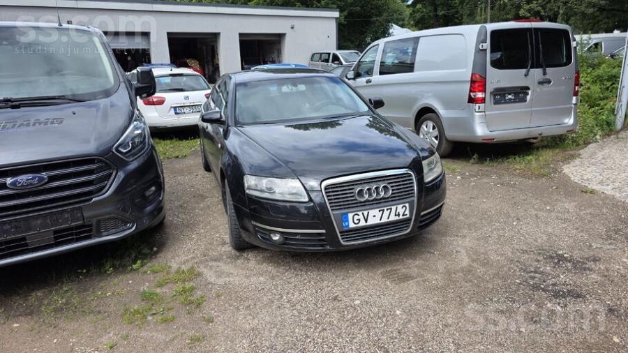 Black Audi A6 2007 in Riga, with an engine capacity of 2.40 L and mileage of 317 thousand km for 700 €, photo 15 on AUTOMOTO.COM.LV