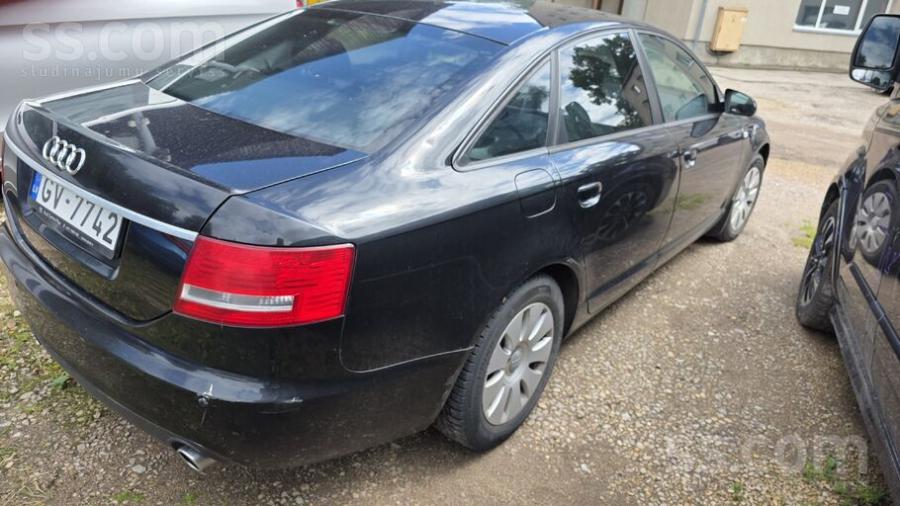 Black Audi A6 2007 in Riga, with an engine capacity of 2.40 L and mileage of 317 thousand km for 700 €, photo 16 on AUTOMOTO.COM.LV