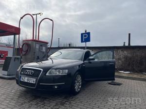 Melns Audi A6 2007 Rīga, ar dzinēja tilpumu 3.00 L un nobraukumu 317 tūkst. km par 3500 €, foto  vietnē AUTOMOTO.COM.LV