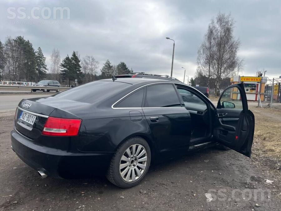Melns Audi A6 2007 Rīga, ar dzinēja tilpumu 3.00 L un nobraukumu 317 tūkst. km par 3500 €, foto 4 vietnē AUTOMOTO.COM.LV