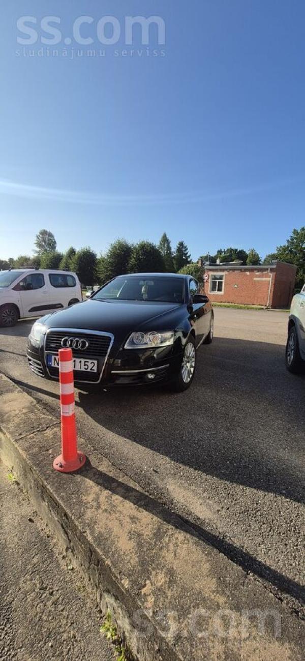 Melns Audi A6 2007 Cēsis, ar dzinēja tilpumu 3.00 L un nobraukumu 309 tūkst. km par 4000 €, foto 1 vietnē AUTOMOTO.COM.LV