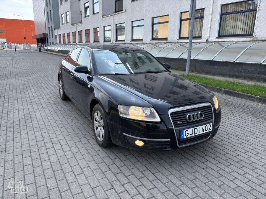 Black Audi A6 2007 in Vilnius, with an engine capacity of 3.00 L and mileage of 209 thousand km for 1800 €, photo 4 on AUTOMOTO.COM.LV