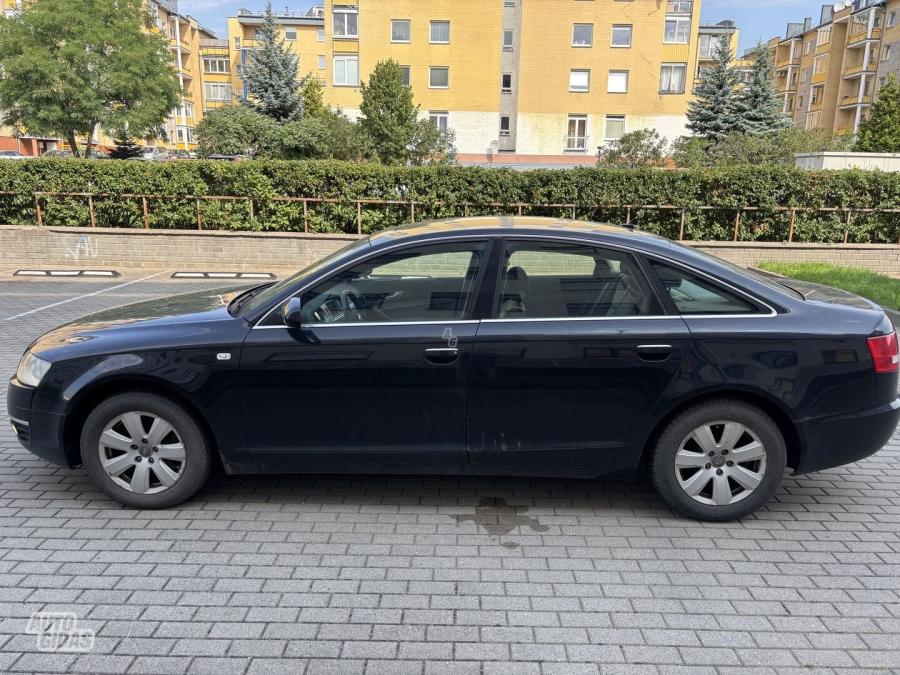Black Audi A6 2007 in Vilnius, with an engine capacity of 3.00 L and mileage of 209 thousand km for 1800 €, photo 6 on AUTOMOTO.COM.LV