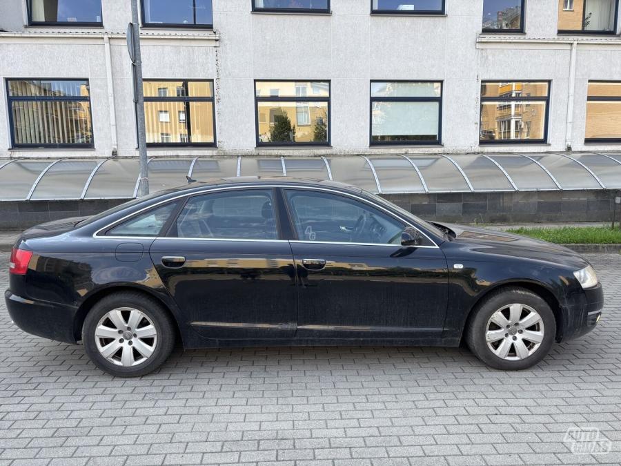 Black Audi A6 2007 in Vilnius, with an engine capacity of 3.00 L and mileage of 209 thousand km for 1800 €, photo 9 on AUTOMOTO.COM.LV