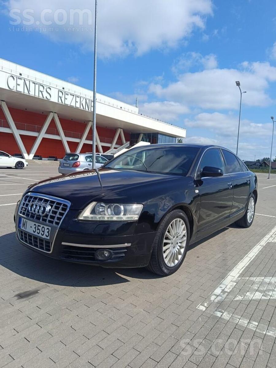 Melns Audi A6 2007 Rēzekne, ar dzinēja tilpumu 3.00 L un nobraukumu 347 tūkst. km par 2950 €, foto 1 vietnē AUTOMOTO.COM.LV