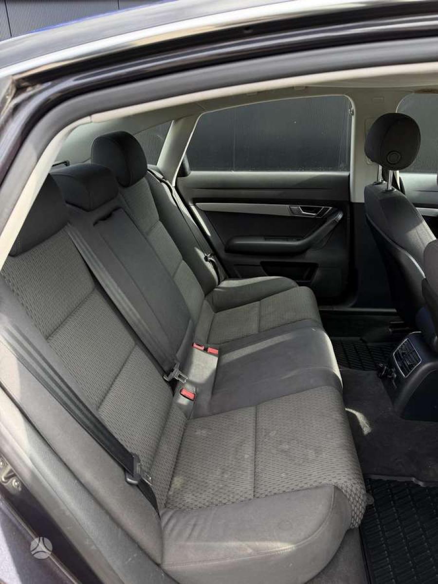 Black Audi A6 2007 in Vilnius, with an engine capacity of 1.98 L and mileage of 297 thousand km for 2000 €, photo 9 on AUTOMOTO.COM.LV