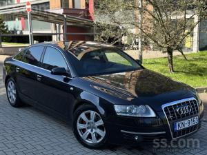 Melns Audi A6 2007 Rīga, ar dzinēja tilpumu 3.00 L un nobraukumu 372 tūkst. km par 3990 €, foto  vietnē AUTOMOTO.COM.LV
