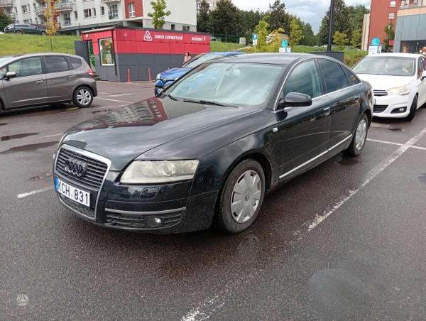 Melns Audi A6 2007 Viļņa, ar dzinēja tilpumu 2.97 L un nobraukumu 382 tūkst. km par 1700 €, foto 1 vietnē AUTOMOTO.COM.LV