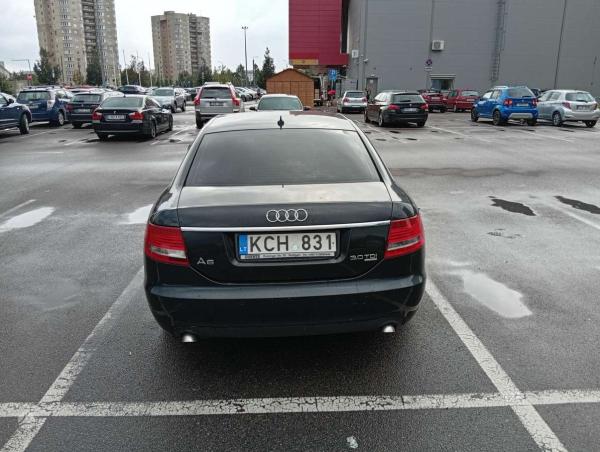 Melns Audi A6 2007 Viļņa, ar dzinēja tilpumu 2.97 L un nobraukumu 382 tūkst. km par 1700 €, foto 6 vietnē AUTOMOTO.COM.LV