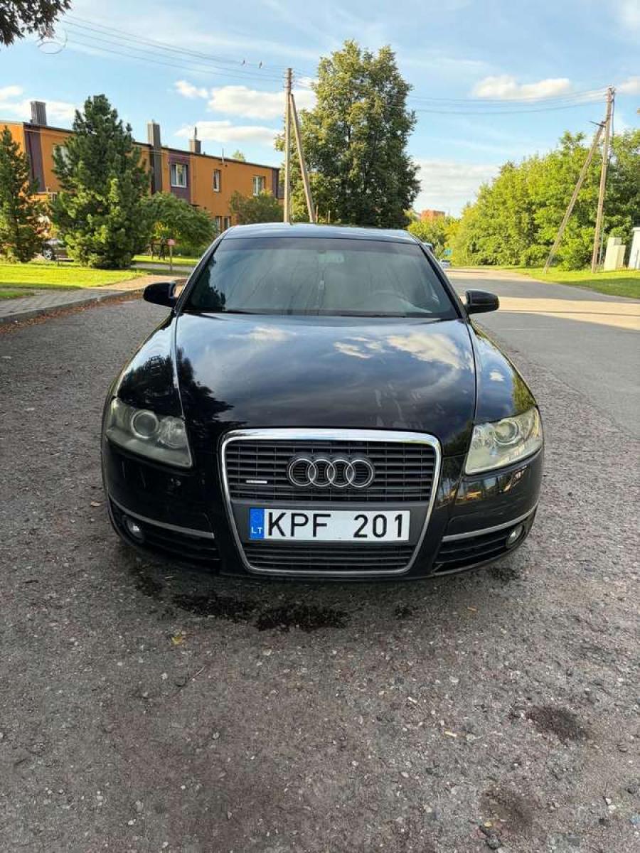 Черный Ауди А6 2007 в Паневежис, объемом двигателя 2.97 л и пробегом 315 тыс. км за 3800 €, фото 4 на AUTOMOTO.COM.LV
