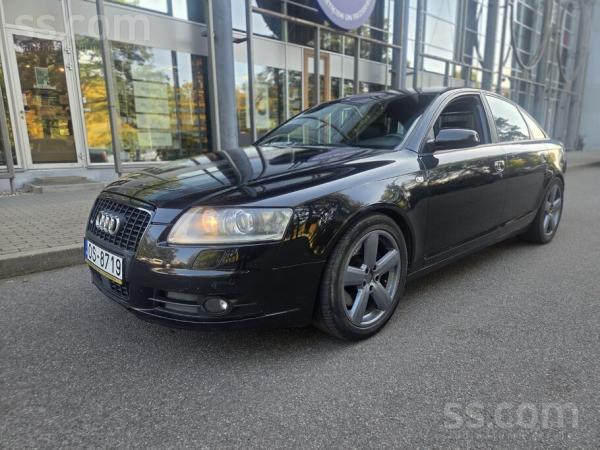 Black Audi A6 2007 in Riga, with an engine capacity of 3.00 L and mileage of 0 thousand km for 4900 €, photo 1 on AUTOMOTO.COM.LV