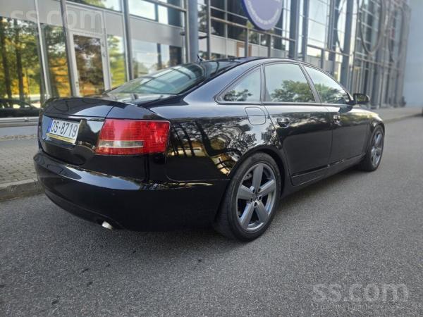 Black Audi A6 2007 in Riga, with an engine capacity of 3.00 L and mileage of 0 thousand km for 4900 €, photo 5 on AUTOMOTO.COM.LV