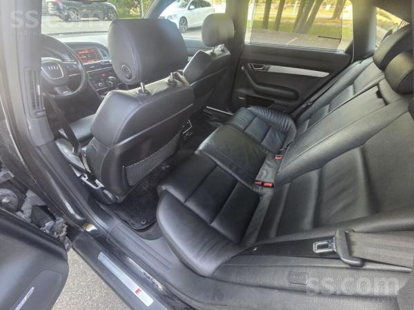 Black Audi A6 2007 in Riga, with an engine capacity of 3.00 L and mileage of 0 thousand km for 4900 €, photo 7 on AUTOMOTO.COM.LV