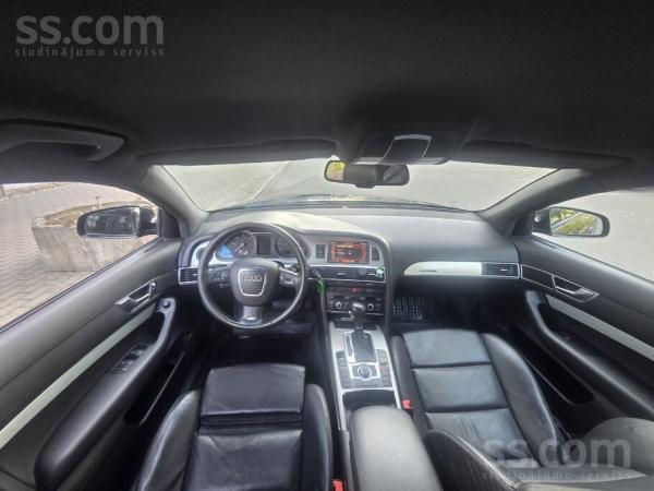Black Audi A6 2007 in Riga, with an engine capacity of 3.00 L and mileage of 0 thousand km for 4900 €, photo 8 on AUTOMOTO.COM.LV