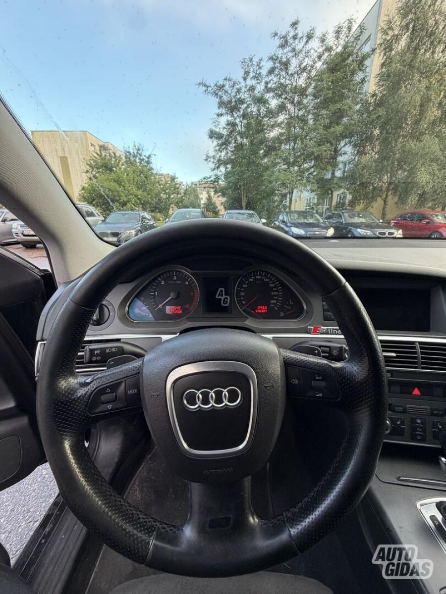 Melns Audi A6 2007 Viļņa, ar dzinēja tilpumu 3.00 L un nobraukumu 369 tūkst. km par 2500 €, foto 15 vietnē AUTOMOTO.COM.LV