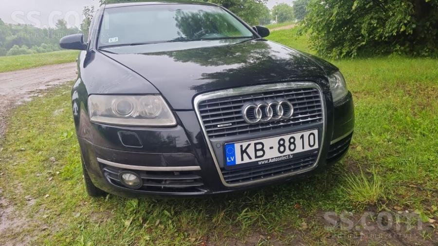 Melns Audi A6 2008 Jelgava, ar dzinēja tilpumu 3.00 L un nobraukumu 311 tūkst. km par 1600 €, foto 1 vietnē AUTOMOTO.COM.LV