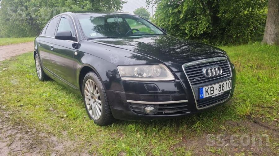 Melns Audi A6 2008 Jelgava, ar dzinēja tilpumu 3.00 L un nobraukumu 311 tūkst. km par 1600 €, foto 2 vietnē AUTOMOTO.COM.LV
