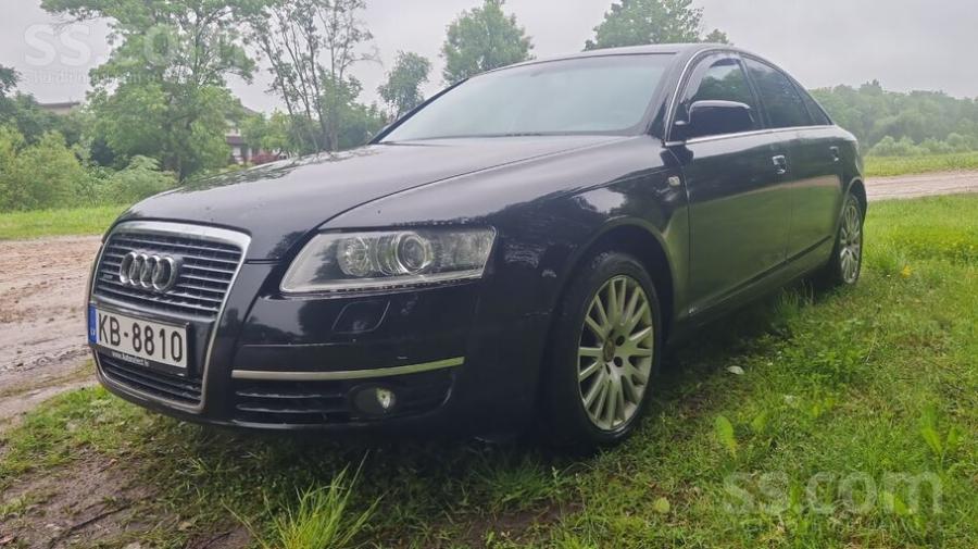 Melns Audi A6 2008 Jelgava, ar dzinēja tilpumu 3.00 L un nobraukumu 311 tūkst. km par 1600 €, foto 3 vietnē AUTOMOTO.COM.LV