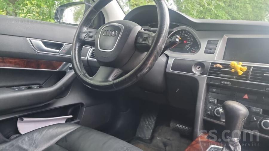 Melns Audi A6 2008 Jelgava, ar dzinēja tilpumu 3.00 L un nobraukumu 311 tūkst. km par 1600 €, foto 9 vietnē AUTOMOTO.COM.LV