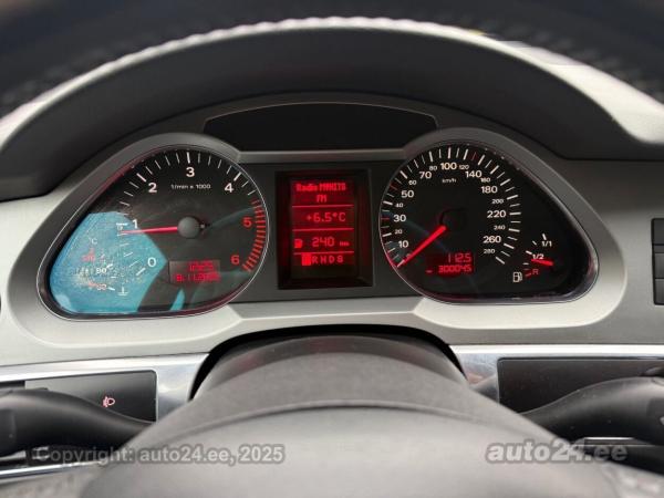 Black Audi A6 2008 in Tartu, with an engine capacity of 3.00 L and mileage of 301 thousand km for 2500 €, photo 11 on AUTOMOTO.COM.LV