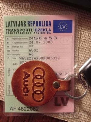 Melns Audi A6 2008 Rīga, ar dzinēja tilpumu 2.70 L un nobraukumu 280 tūkst. km par 5490 €, foto 11 vietnē AUTOMOTO.COM.LV