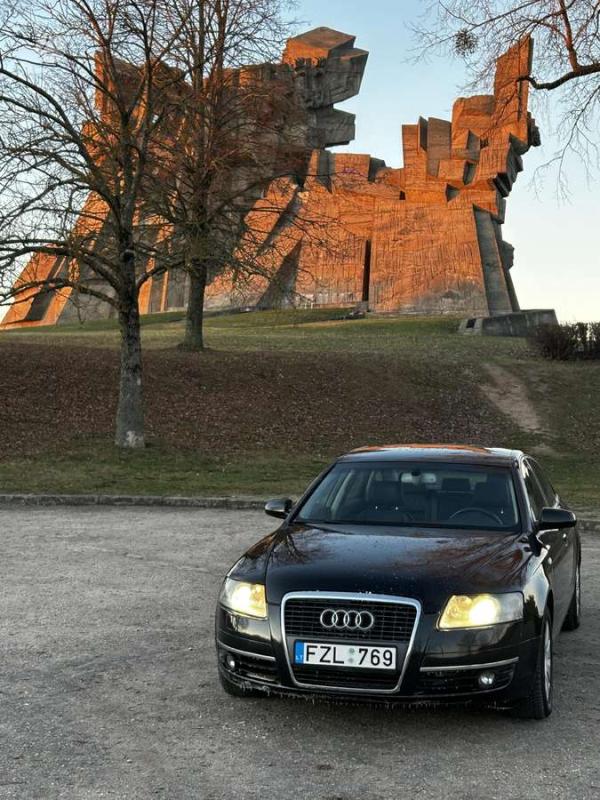 Black Audi A6 2008 in Kaunas, with an engine capacity of 1.97 L and mileage of 328 thousand km for 3500 €, photo 1 on AUTOMOTO.COM.LV